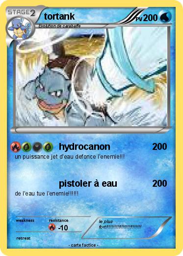 Pokémon tortank 483 483 - hydrocanon - Ma carte Pokémon