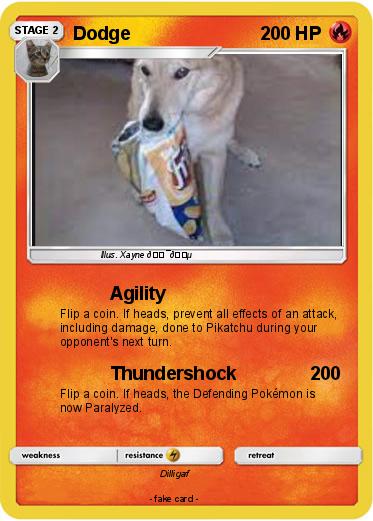 Pokémon Dodge 214 214 - Agility - My Pokemon Card