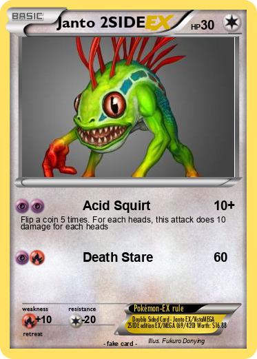 Pokémon Janto 2SIDE - Acid Squirt - My Pokemon Card
