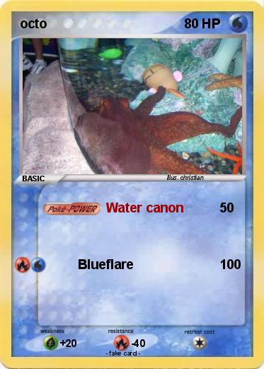 Pokémon octo 41 41 - Water canon - My Pokemon Card
