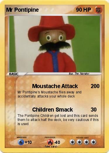 Pokémon Mr Pontipine - Moustache Attack - My Pokemon Card