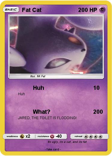 Pokémon Fat Cat 388 388 - Huh - My Pokemon Card