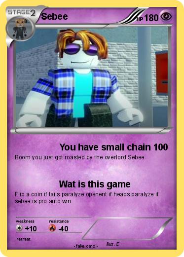 Pokémon Sebee 24 24 - You have small chain - My Pokemon Card
