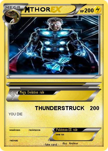 Pokémon THOR 960 960 - THUNDERSTRUCK - My Pokemon Card