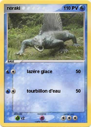 Pokémon noraki - lazére glace - Ma carte Pokémon