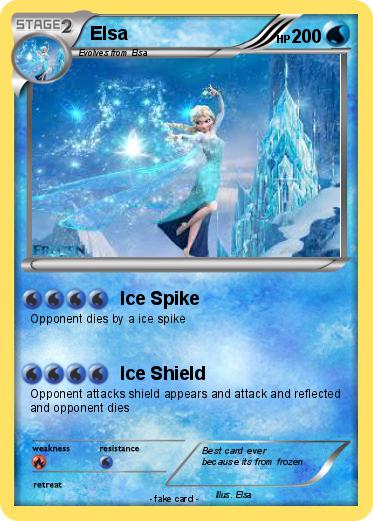 Pokémon Elsa 394 394 - Ice Spike - My Pokemon Card