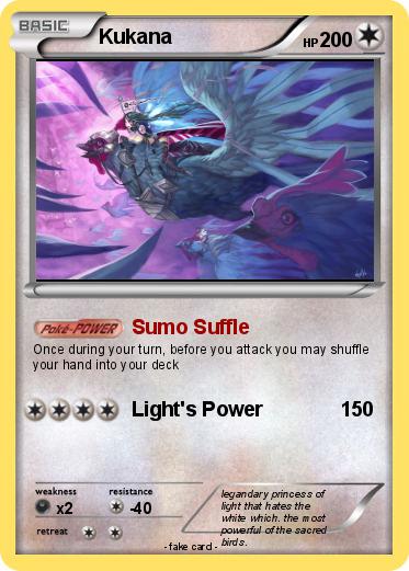 Pokémon Kukana - Sumo Suffle - My Pokemon Card