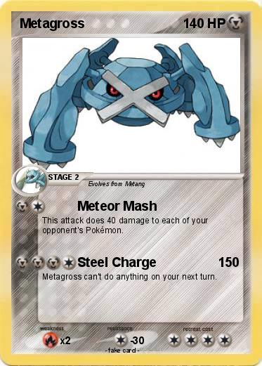 Pokémon Metagross 402 402 - Meteor Mash - My Pokemon Card