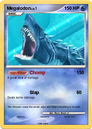 Pokémon Megalodon 310 310 - Chomp - My Pokemon Card