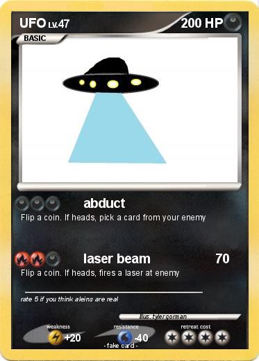 Pokémon UFO 58 58 - abduct - My Pokemon Card