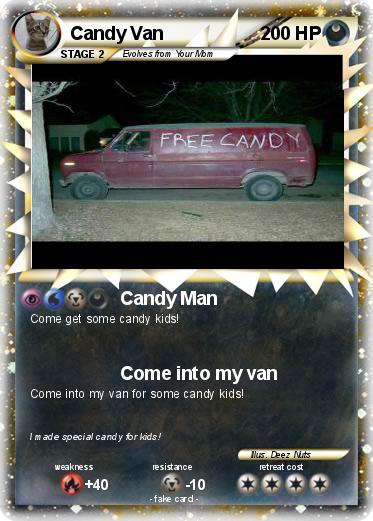 Pokémon Candy Van 1 1 - Candy Man - My Pokemon Card