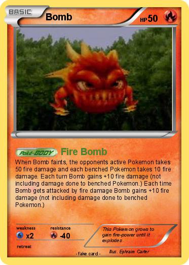 Pokémon Bomb 562 562 - Fire Bomb - My Pokemon Card