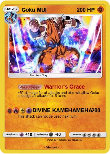 Pokémon Goku MUI 30 30 - Warrior's Grace - My Pokemon Card