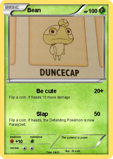 Pokémon Bean 101 101 - Be cute - My Pokemon Card