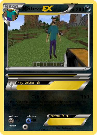 Pokémon Cursed Minecraft - Curse - My Pokemon Card