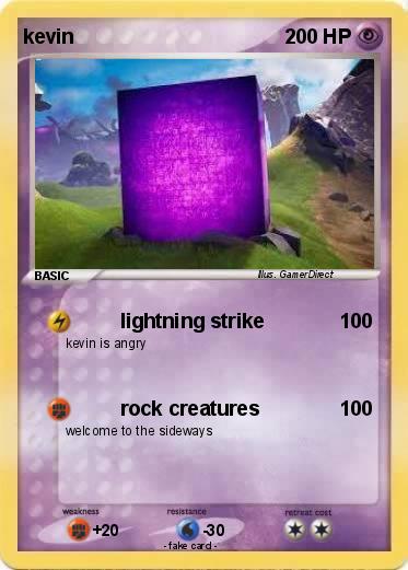 Pokémon kevin 1809 1809 - lightning strike - My Pokemon Card