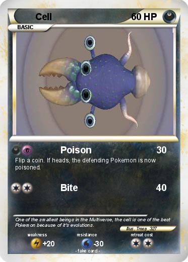 Pokémon Cell 666 666 - Poison - My Pokemon Card