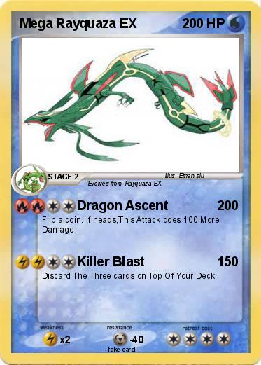 Pokémon Mega Rayquaza EX 108 108 - Dragon Ascent - My Pokemon Card