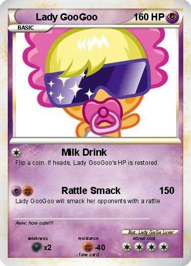 Pokémon Lady GooGoo 8 8 - Milk Drink - My Pokemon Card