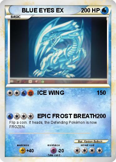 Pokémon BLUE EYES EX 1 1 - ICE WING - My Pokemon Card