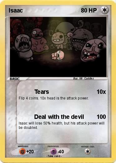 Pokémon Isaac 181 181 - Tears - My Pokemon Card