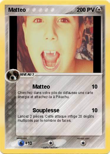 Pokémon Matteo 250 250 - Matteo - Ma carte Pokémon