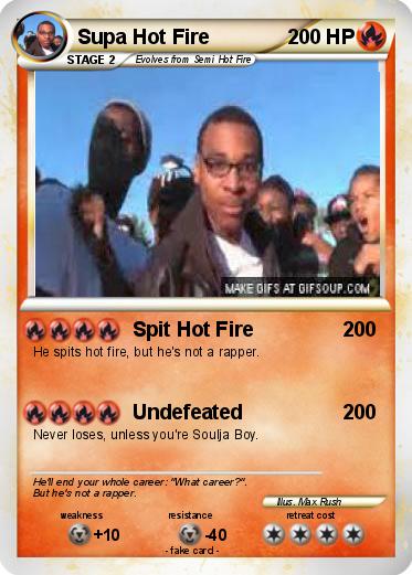 Pokémon Supa Hot Fire 27 27 - Spit Hot Fire - My Pokemon Card