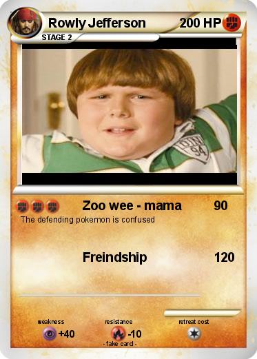 Pokémon Rowly Jefferson 1 1 - Zoo wee - mama - My Pokemon Card