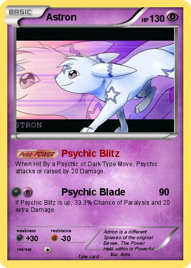 Pokémon Astron - Psychic Blitz - My Pokemon Card
