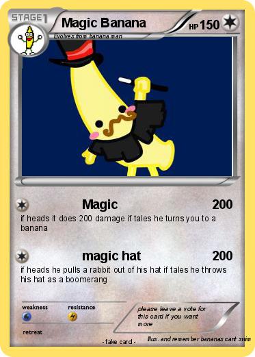 Pokémon Magic Banana 4 4 - Magic - My Pokemon Card