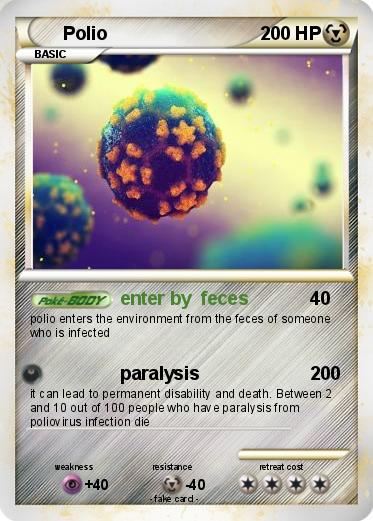Pokémon Polio 11 11 - enter by feces - My Pokemon Card