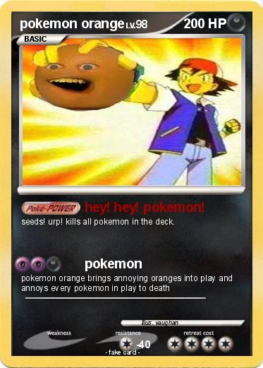 Pokémon pokemon orange - hey! hey! pokemon! - My Pokemon Card