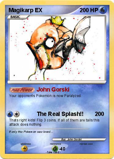 Pokémon Magikarp EX 45 45 - John Gorski - My Pokemon Card