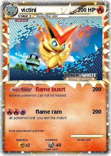 Pokémon victini 1342 1342 - flame busrt - My Pokemon Card