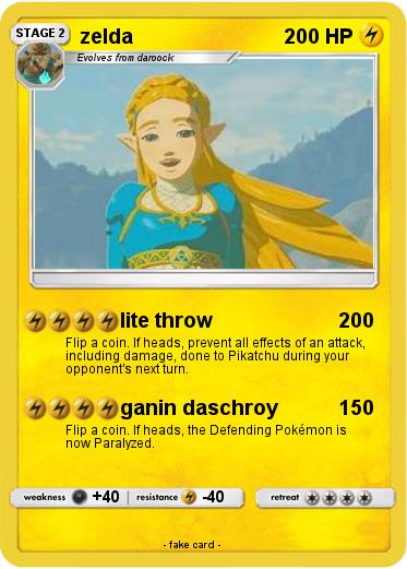 Pokémon zelda 662 662 - lite throw - My Pokemon Card