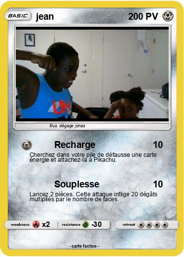 Pokémon jean 1673 1673 - Recharge - Ma carte Pokémon