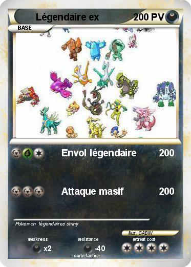 Pokémon Legendaire ex - Envol légendaire - Ma carte Pokémon