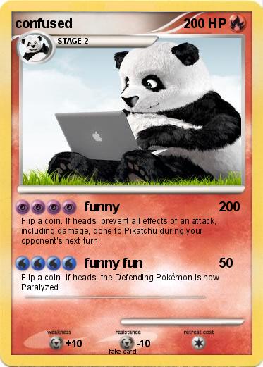 Pokémon confused 132 132 - funny - My Pokemon Card