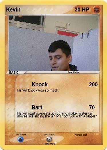 Pokémon Kevin 1923 1923 - Knock - My Pokemon Card