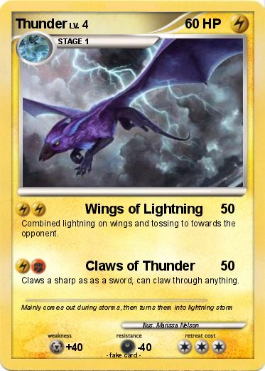 Pokémon Thunder 1981 1981 - Wings of Lightning - My Pokemon Card
