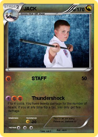 Pokémon JACK 2302 2302 - STAFF - My Pokemon Card