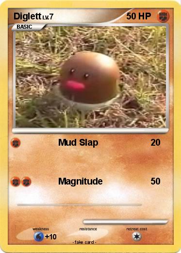 Pokémon Diglett 35 35 - Mud Slap - My Pokemon Card