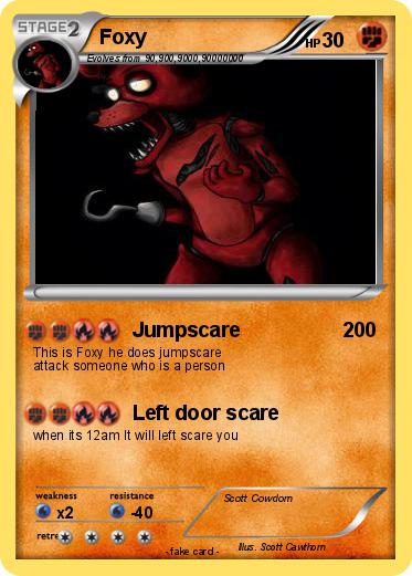 Pokémon Foxy 820 820 - Jumpscare - My Pokemon Card