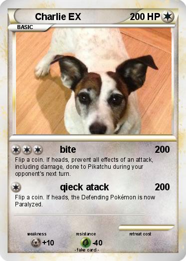 Pokémon Charlie EX 2 2 - bite - My Pokemon Card