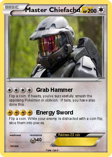 Pokémon Master Chiefachu - Grab Hammer - My Pokemon Card