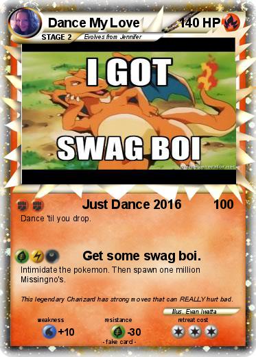 Pokémon Dance My Love - Just Dance 2016 - My Pokemon Card