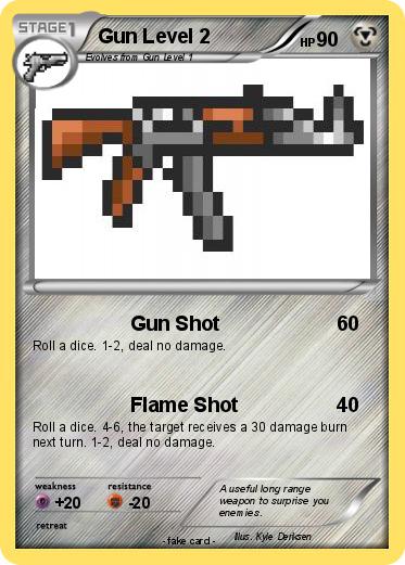 Pokémon Gun Level 2 2 - Gun Shot - My Pokemon Card