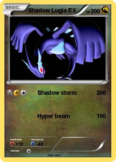 Pokémon Shadow Lugia EX 135 135 - Shadow storm - My Pokemon Card