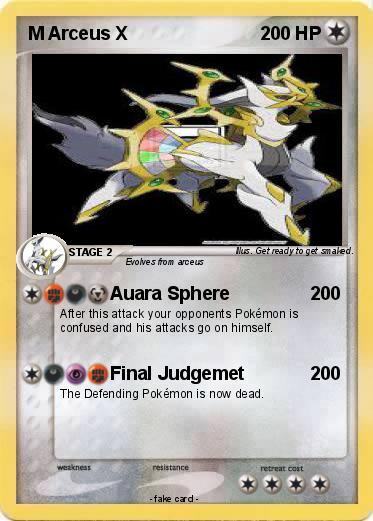 Pokémon M Arceus X 1 1 - Auara Sphere - My Pokemon Card