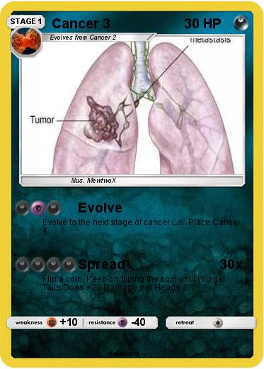 Pokémon Cancer 3 1 1 - Evolve - My Pokemon Card